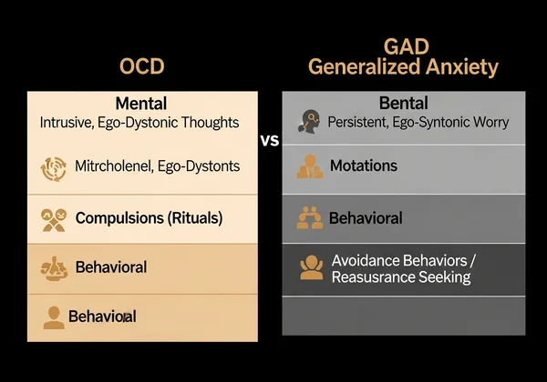 Zwangsstörung vs. Angst: Wichtige Unterschiede & wann ein OCD-Test ...